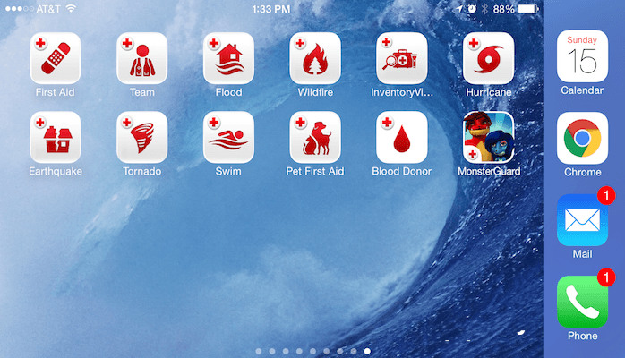 Mobile Apps with Red Logo - LogoDix