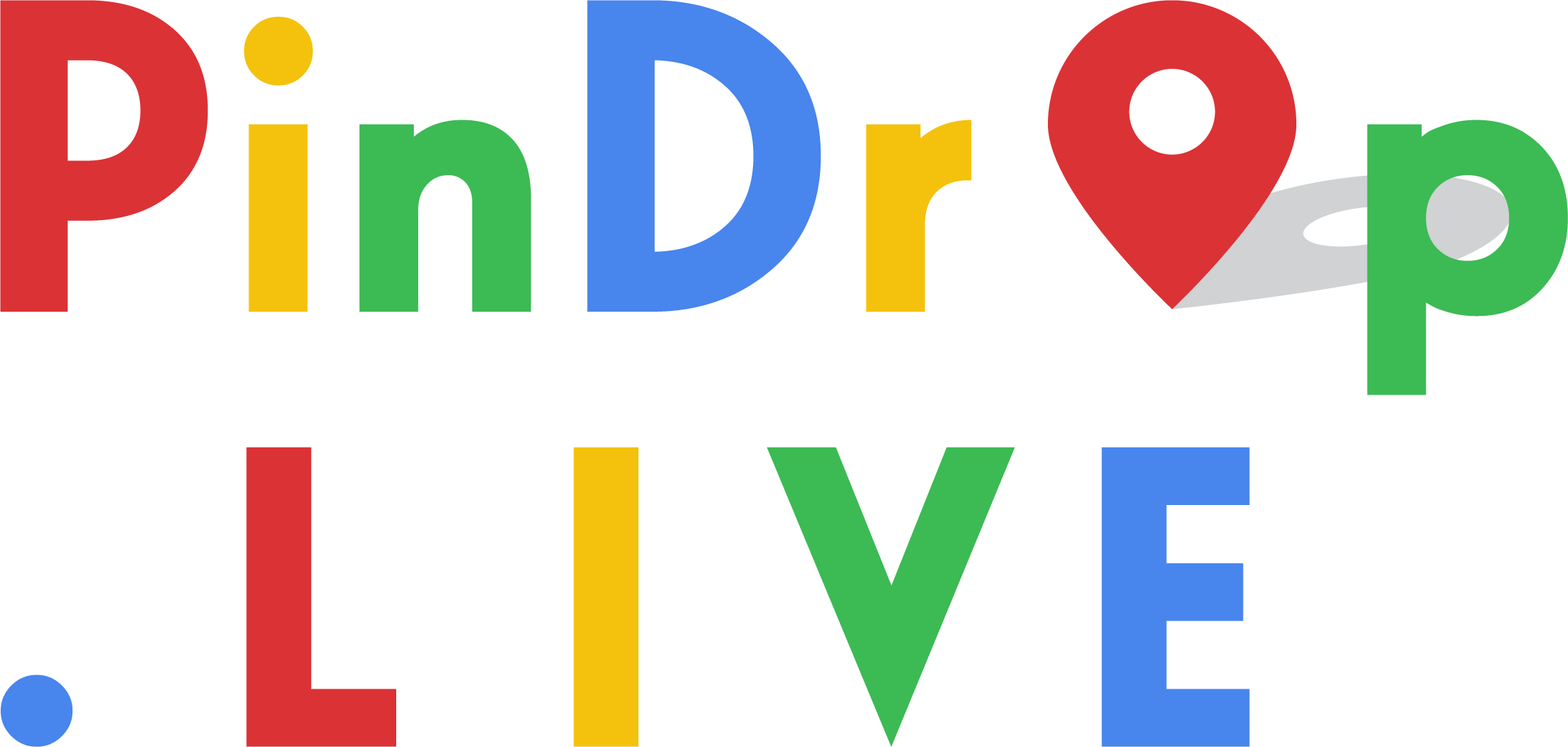 Pin Drop Logo Pin Drop Logo