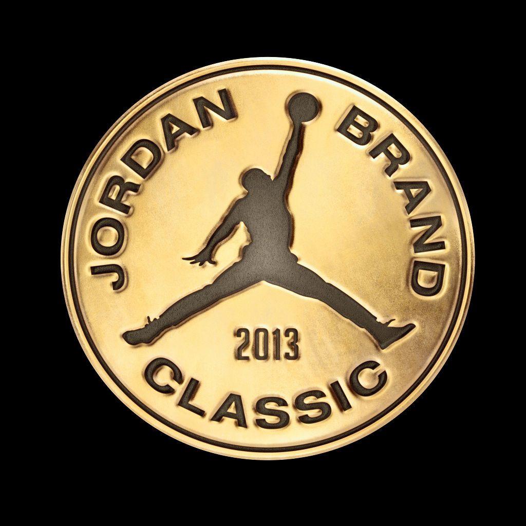 Gold Air Jordan Logo