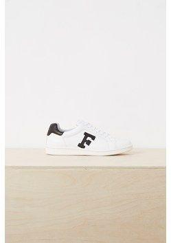 Black and White Lace Up Logo