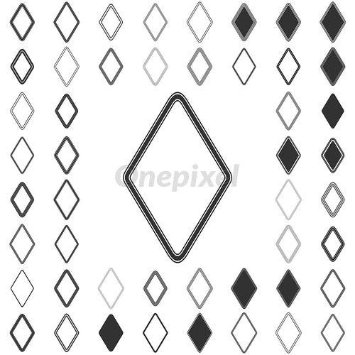 Rhombus White Line Logo - LogoDix