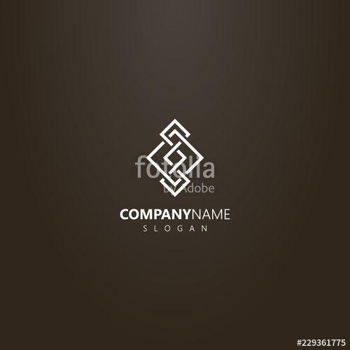 Rhombus White Line Logo