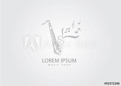 Saxaphone Logo in vector format (SVG)