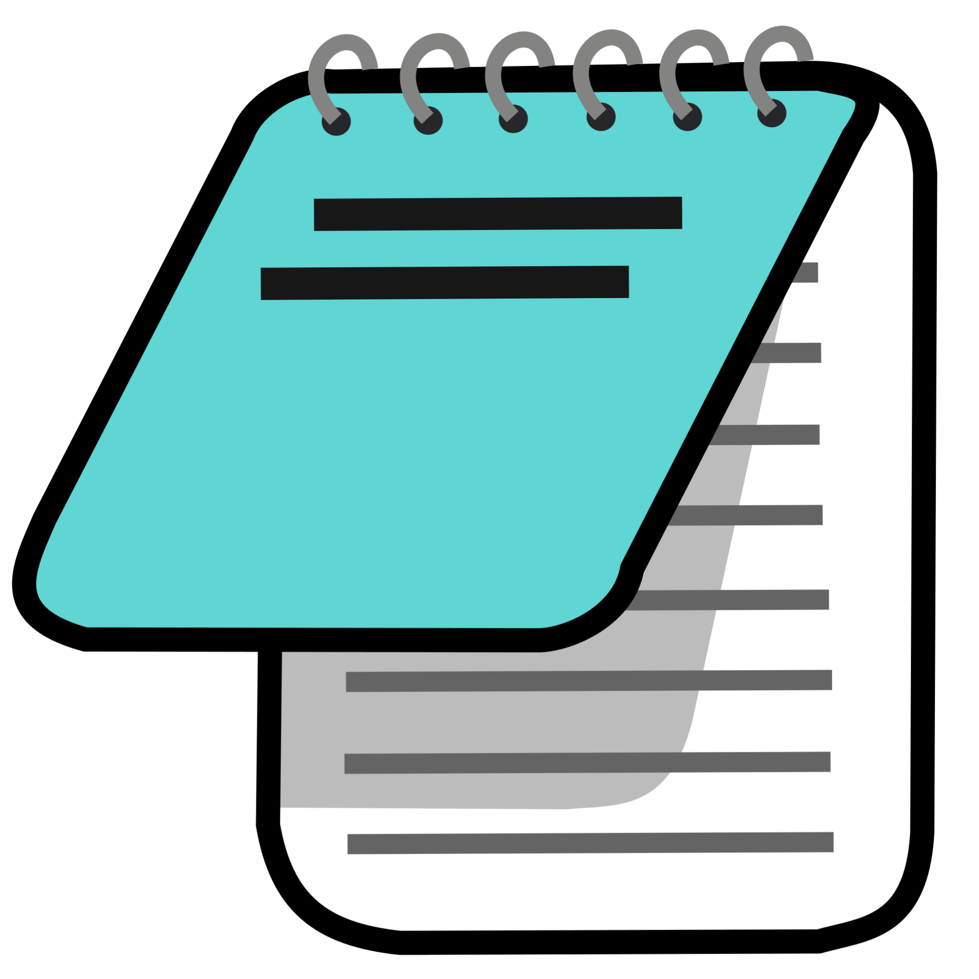 Notepad Logo LogoDix
