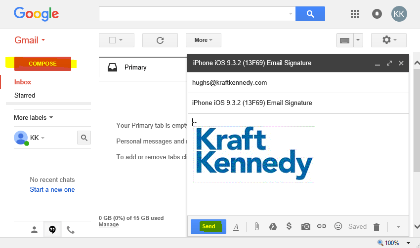 Gmail Signature Logo