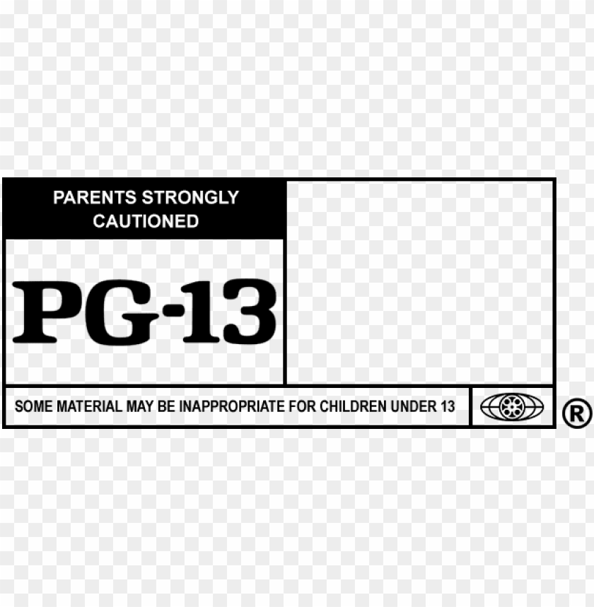 PG 13 Logo PG 13 Logo