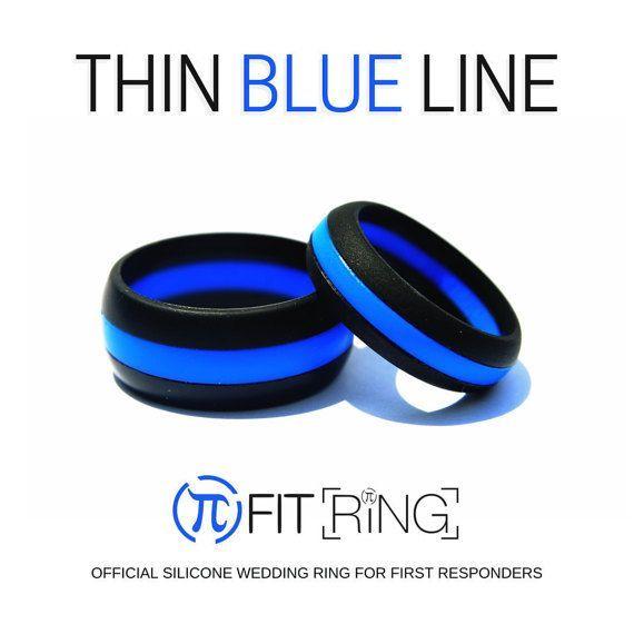 Thin Blue Ring Logo in vector format (SVG)