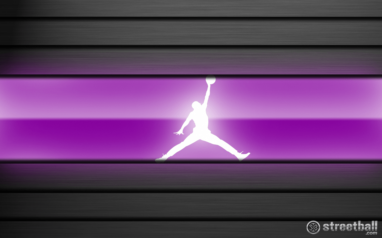 Purple Jordan Logo