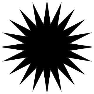 Red Spiky Circle Logo