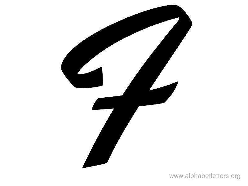 Cursive F Logo LogoDix