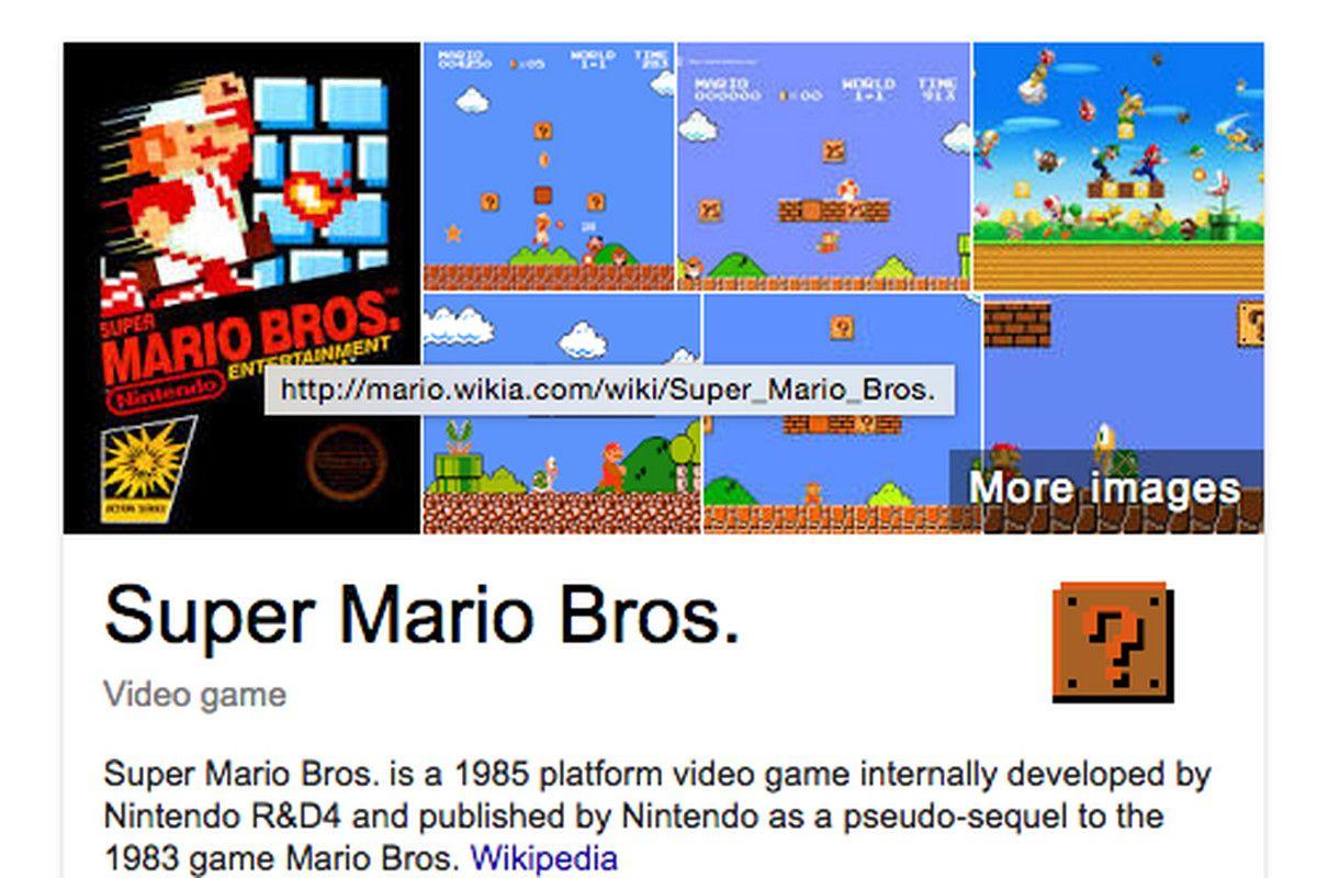 Super Mario Google Logo - LogoDix