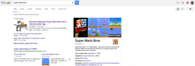 Super Mario Google Logo - LogoDix