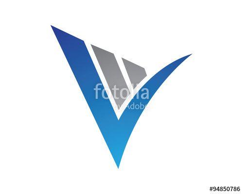 Blue Letter V Logo - LogoDix