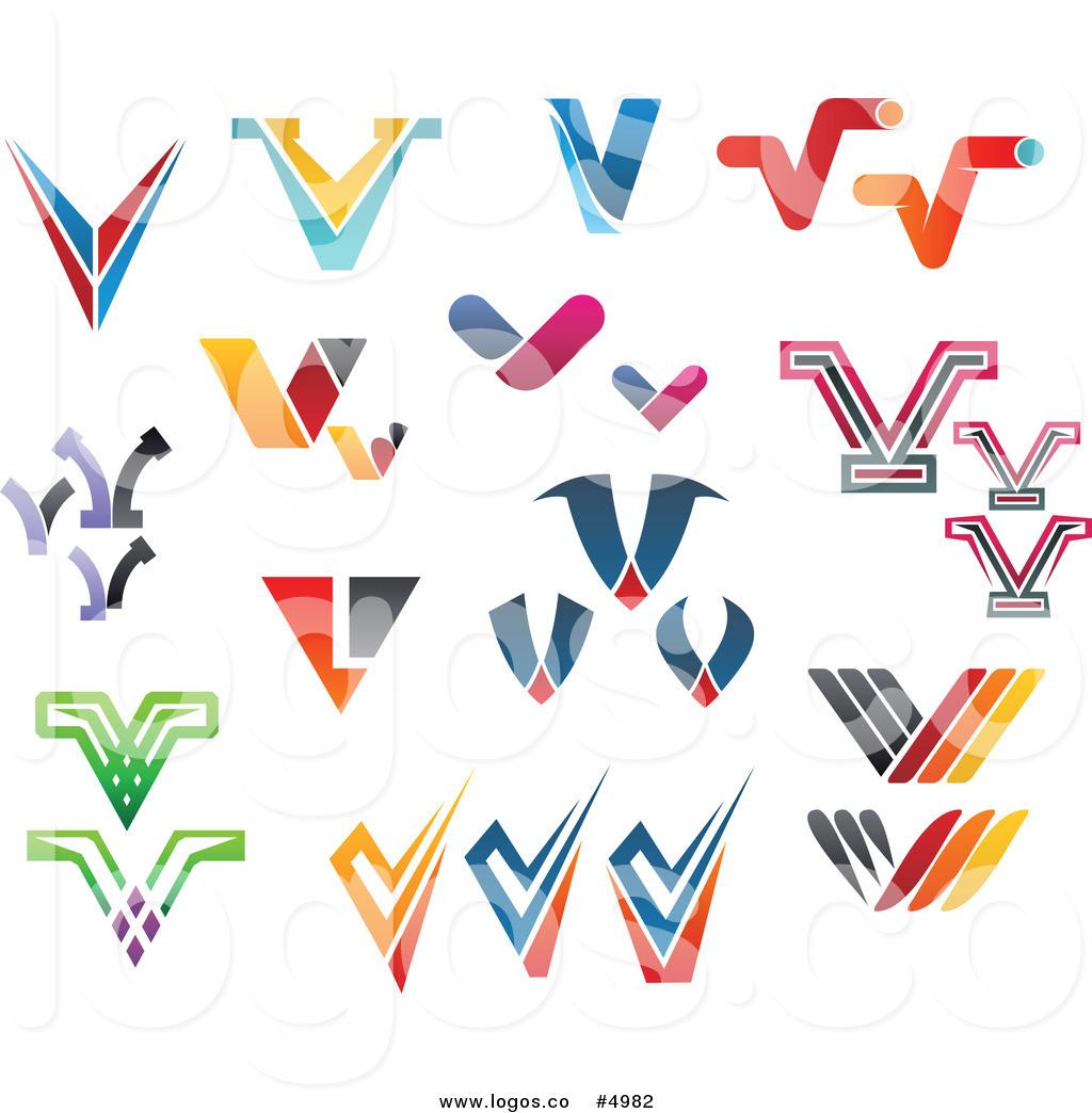 Blue Letter V Logo - LogoDix