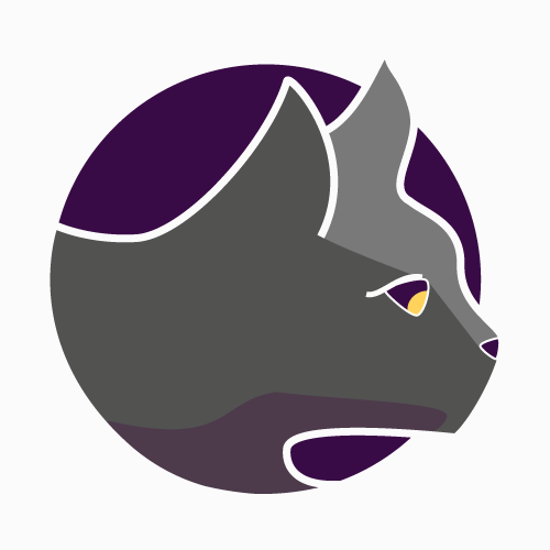 Purple Cat Logo - LogoDix