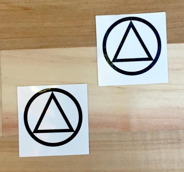 AA Triangle in Circle Logo - LogoDix