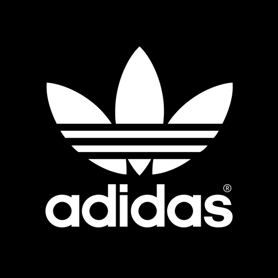 White Adidas Originals Logo LogoDix