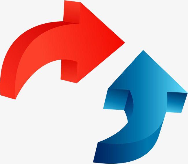 Blue Arrow Red Arrow Logo LogoDix