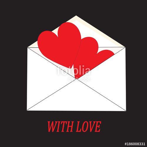 Red Open Envelope Logo
