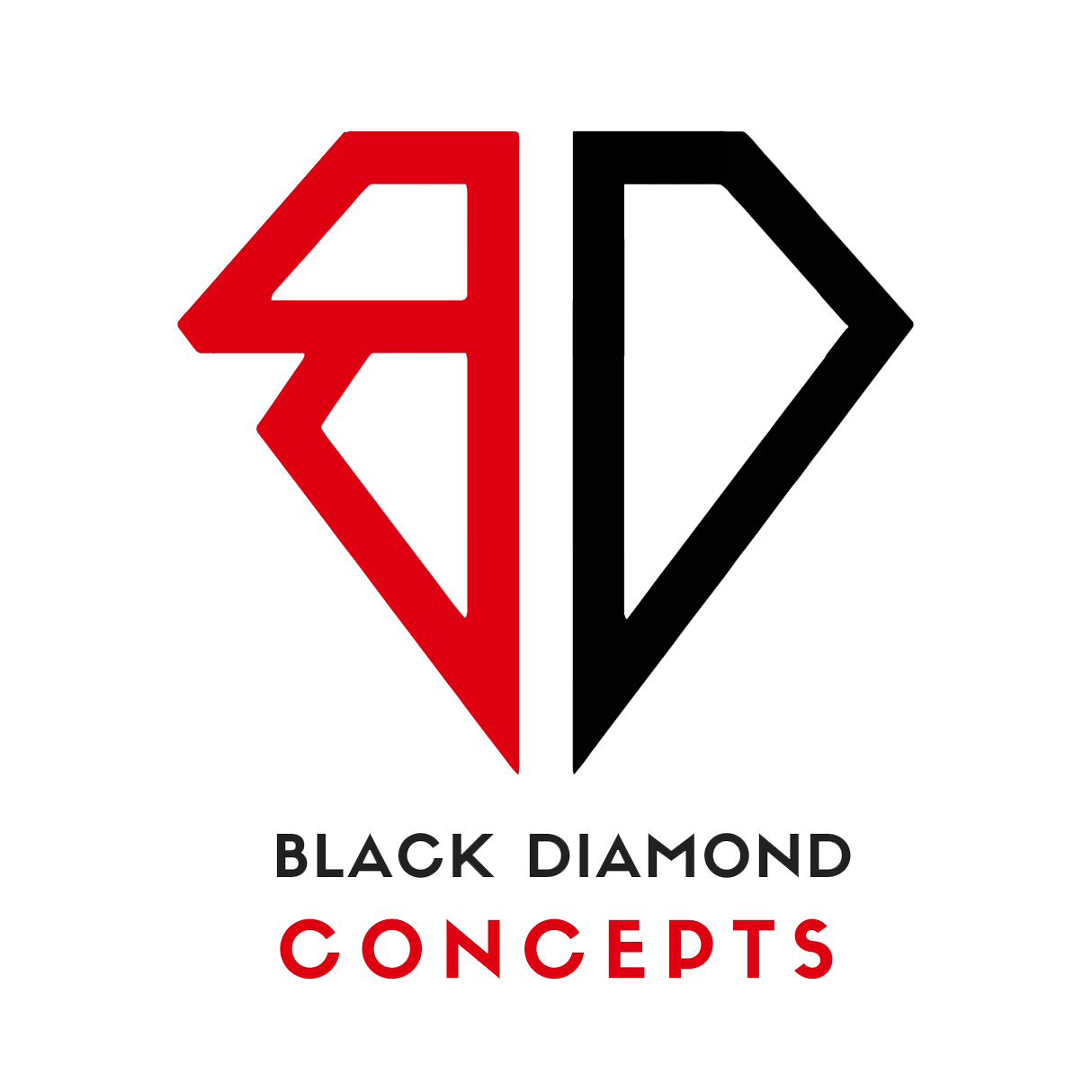 Red And Black Diamond Logo