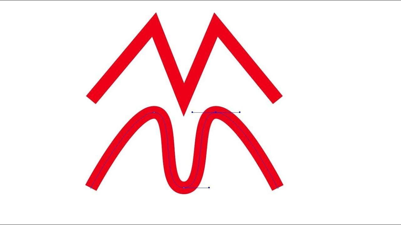 Red Curved Line Logo
