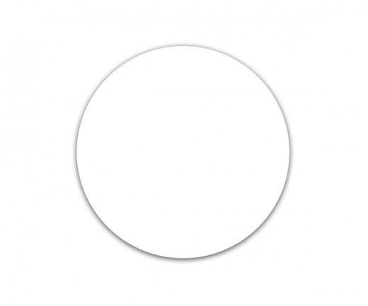 White Circle Logo LogoDix