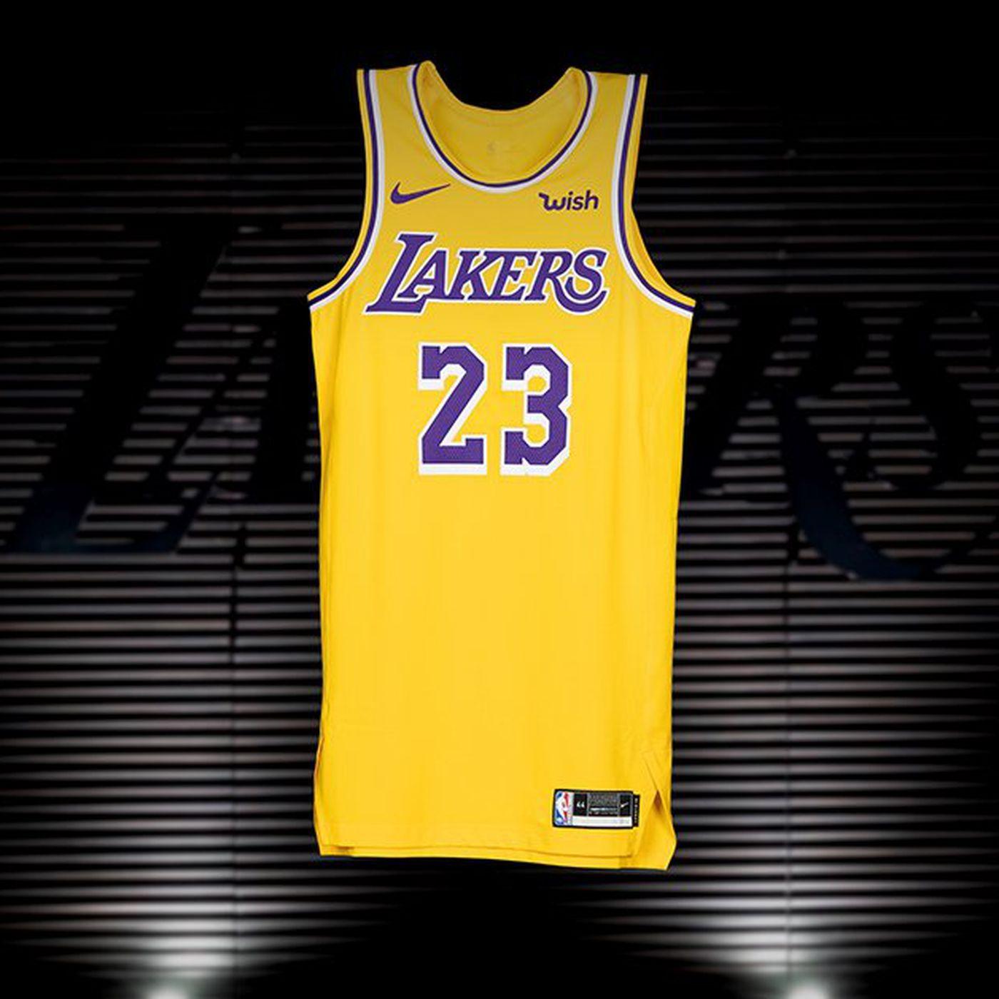 Wish On Lakers Jersey Logo