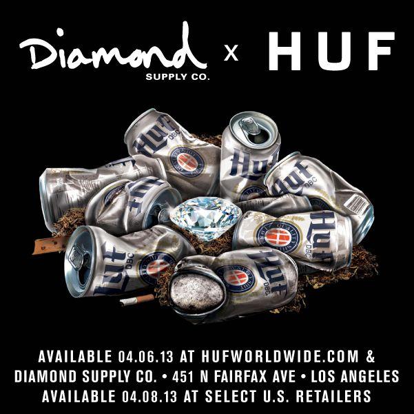 HUF Diamond Supply Logo