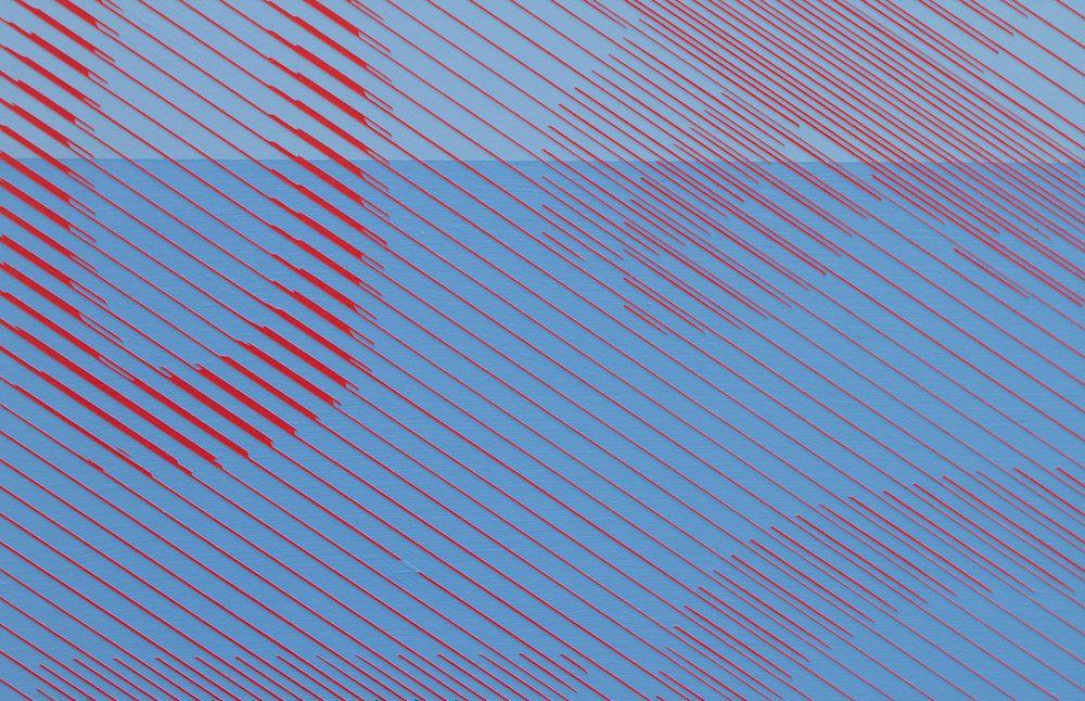 Three Blue Lines Logo - LogoDix