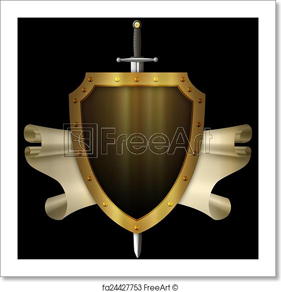 Black and Gold Shield Logo - LogoDix