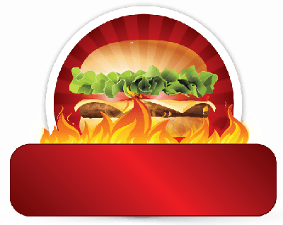 Red Fast Food Burger Logo - LogoDix