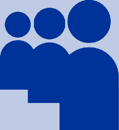 3 Blue People Icon Logo - LogoDix
